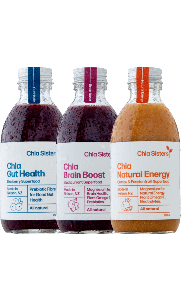Chia Mix x12 Pack | Chia Superfood Drinks | Chia Sisters NZ